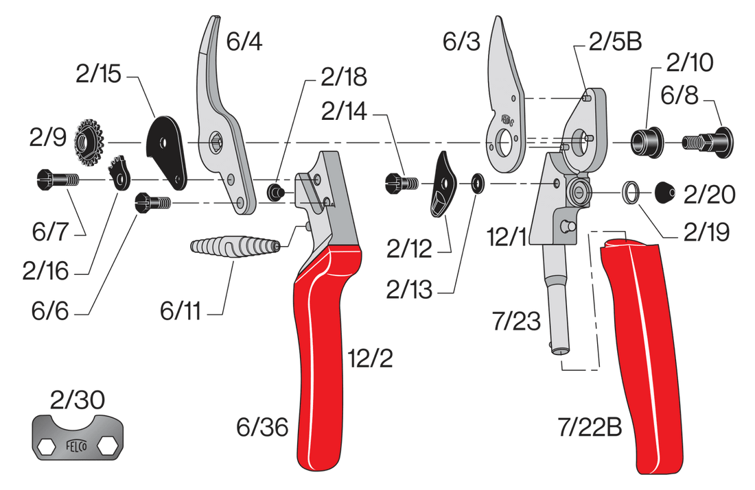Spare parts for FELCO 12 – FELCO Switzerland